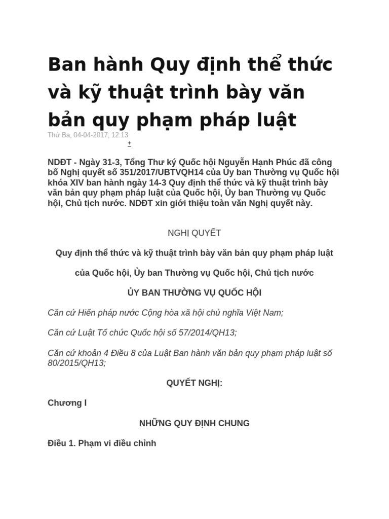 VB quy pham PL | PDF