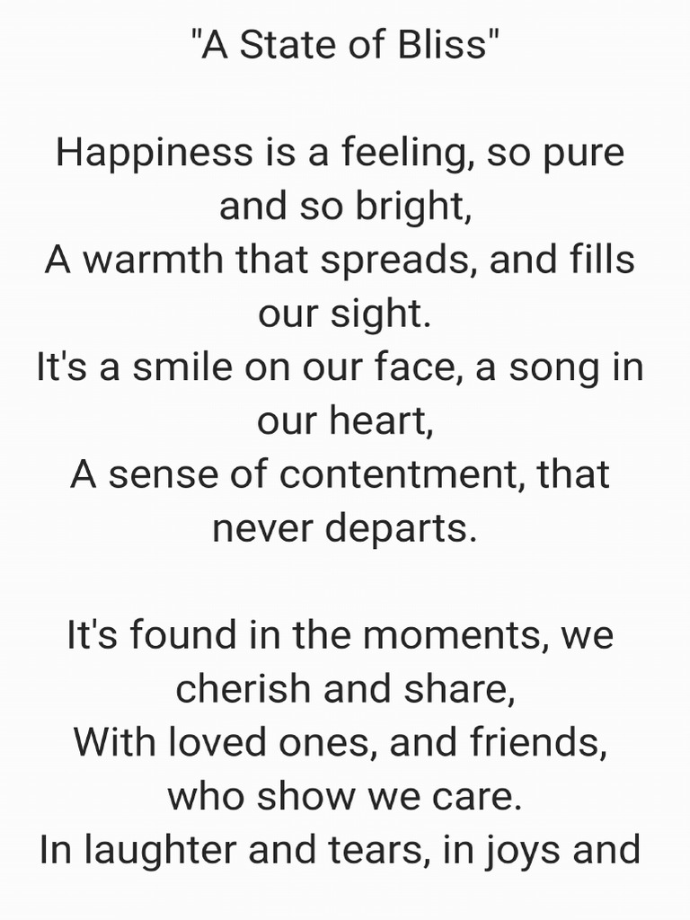 A State of Bliss by Cam Valentine | PDF