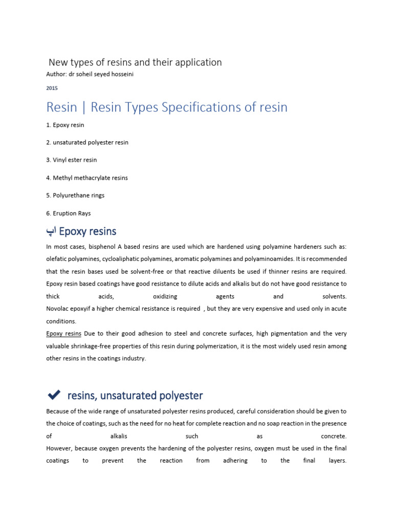 Examine_the_use_of_furan_resins_for_use | PDF | Polyester | Epoxy
