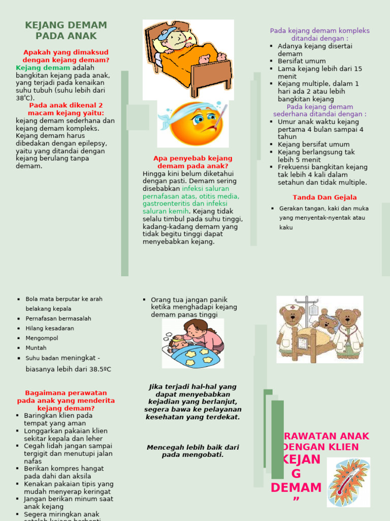Leaflet Kejang Demam | PDF