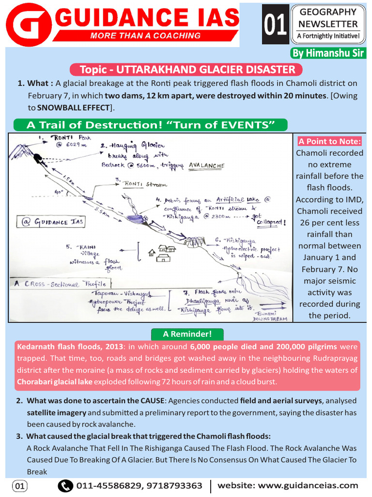 Geography Newsletter GuidanceIAS-1 | PDF | Earth Sciences