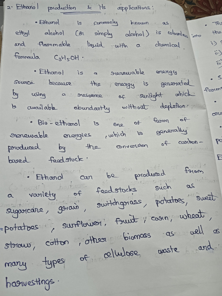 RET Unit 4 - Ethanol Production and Its Applications | PDF