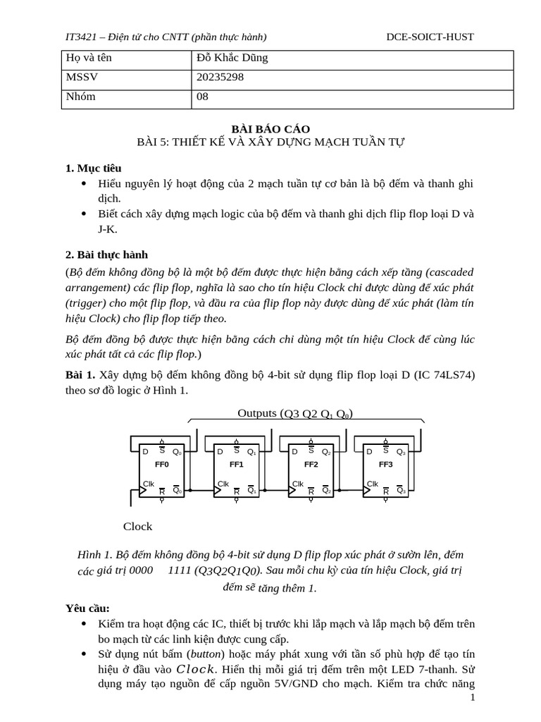 Báo Cáo Lab05 Nhom8 | PDF