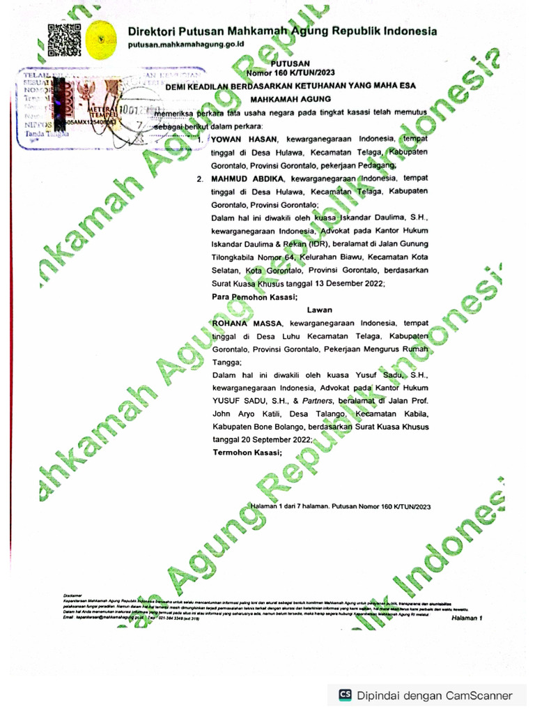 Putusan Kasasi | PDF