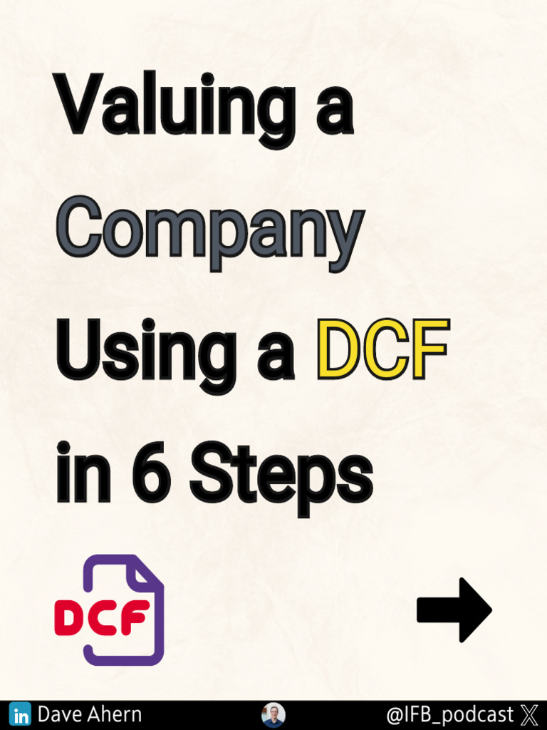 Valuing a Company Using DCF | PDF | Discounted Cash Flow | Free Cash Flow