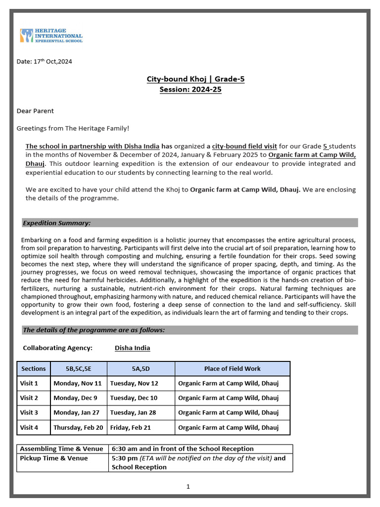 Grade 5 - Khoj Docket - 2024-25 | PDF | Agriculture | Weed