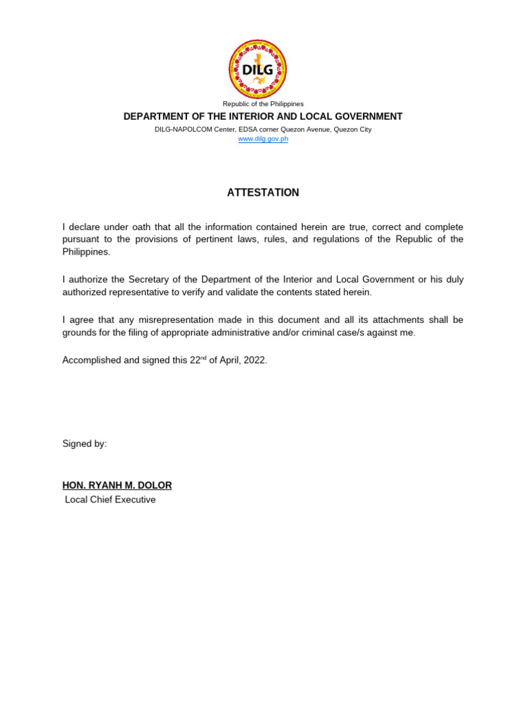 Attestation 08 | PDF