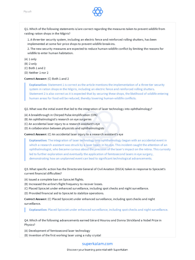 kalam-DPQ-31-08-2024 | PDF | Ultrashort Pulse | Laser