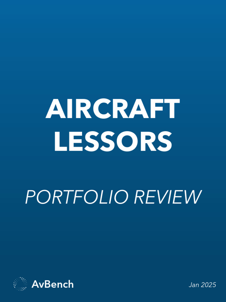 Aircraft Lessors Portfolio Review Jan 2025 | PDF | Aviation | Transport ...