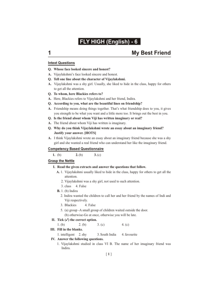 PDF Fly High English - 6 | PDF