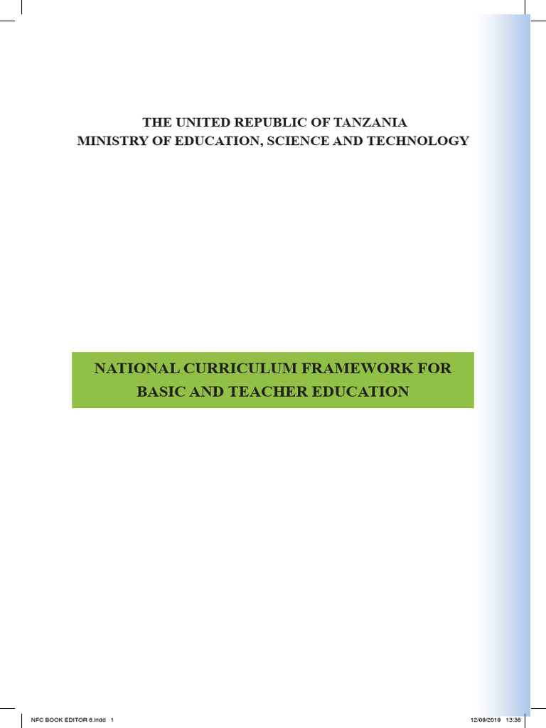 National Curriculum Framework Overview | PDF | Curriculum | Teachers