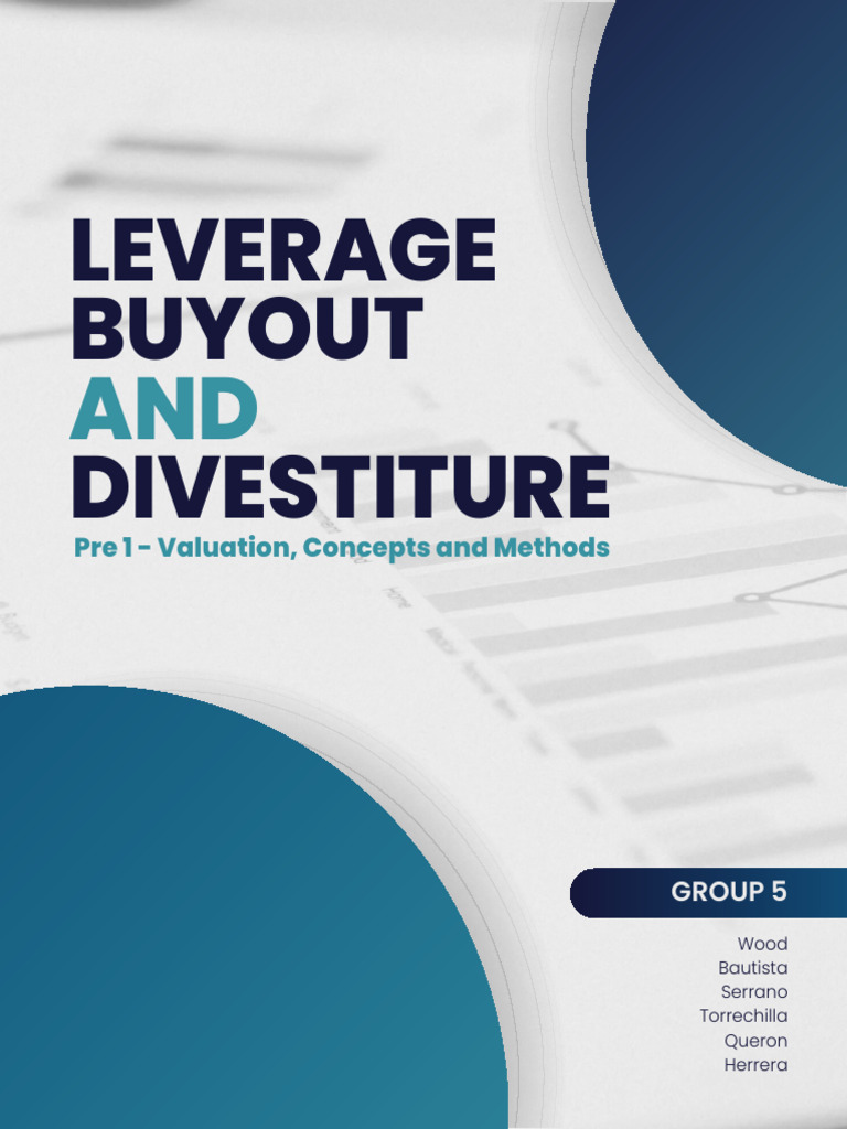 g5 Leveraged Buyout and Divestiture | PDF | Leveraged Buyout ...