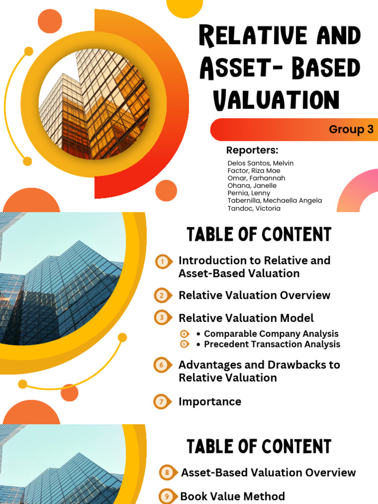 Relative Valuation Model Overview | PDF | Valuation (Finance) | Book Value
