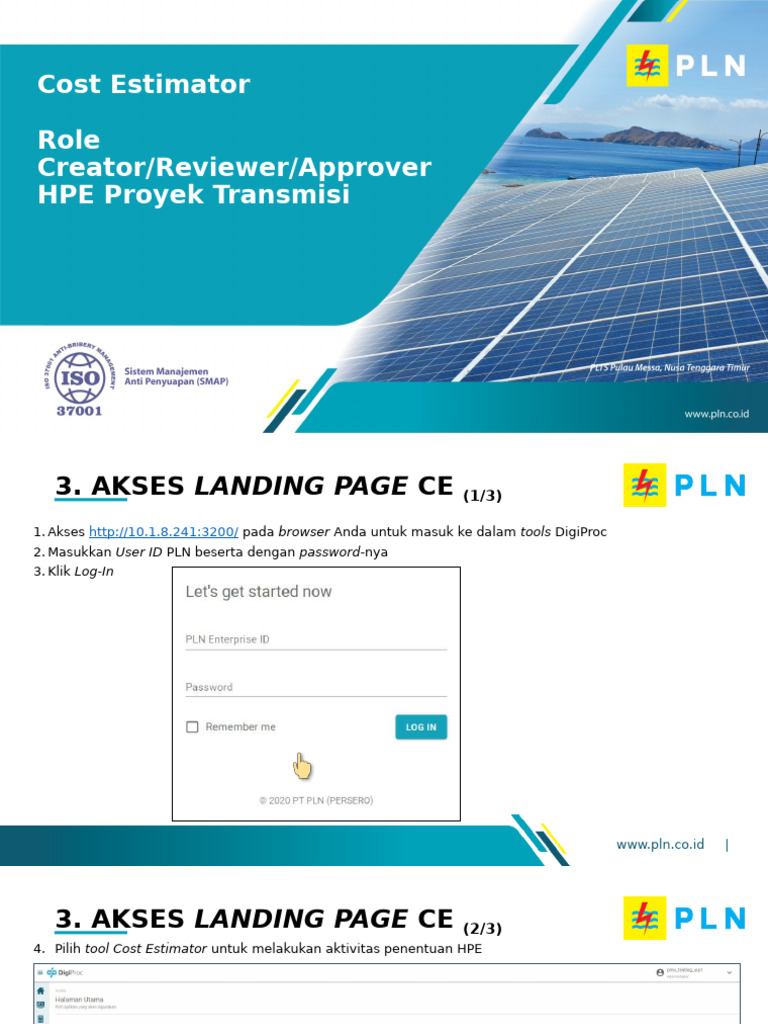 3. Role Creator-Reviewer-Approver HPE Proyek Transmisi | PDF