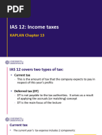 Ias 12 Notes | PDF | Expense | Taxes