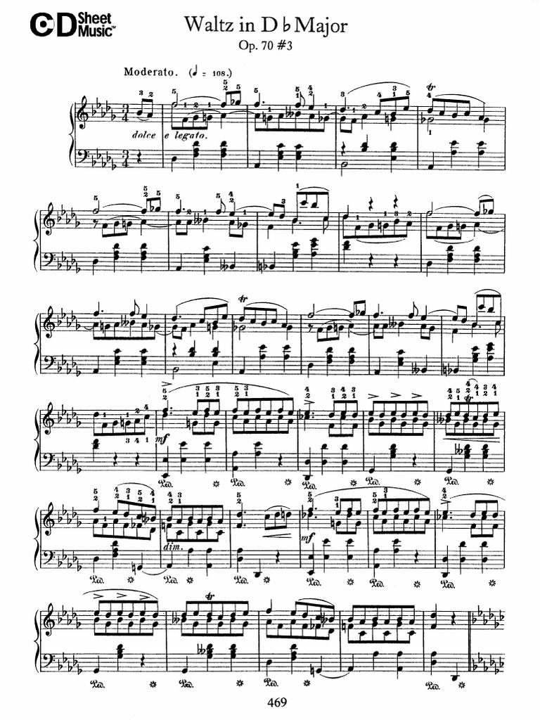 Chopin Waltz in D Flat Major | PDF