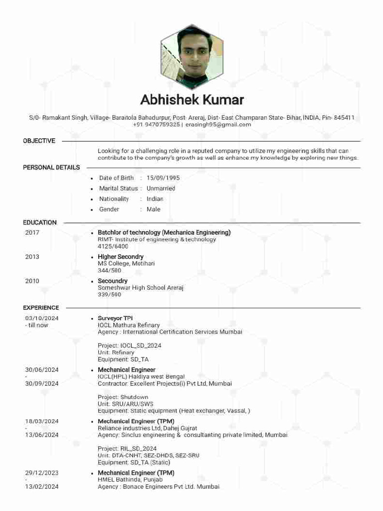 Abhishek CV 11zon | PDF