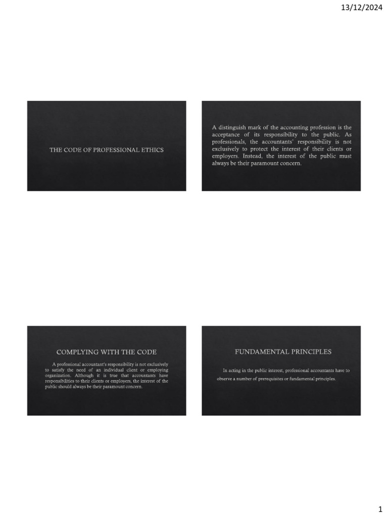 Code of Ethics | PDF