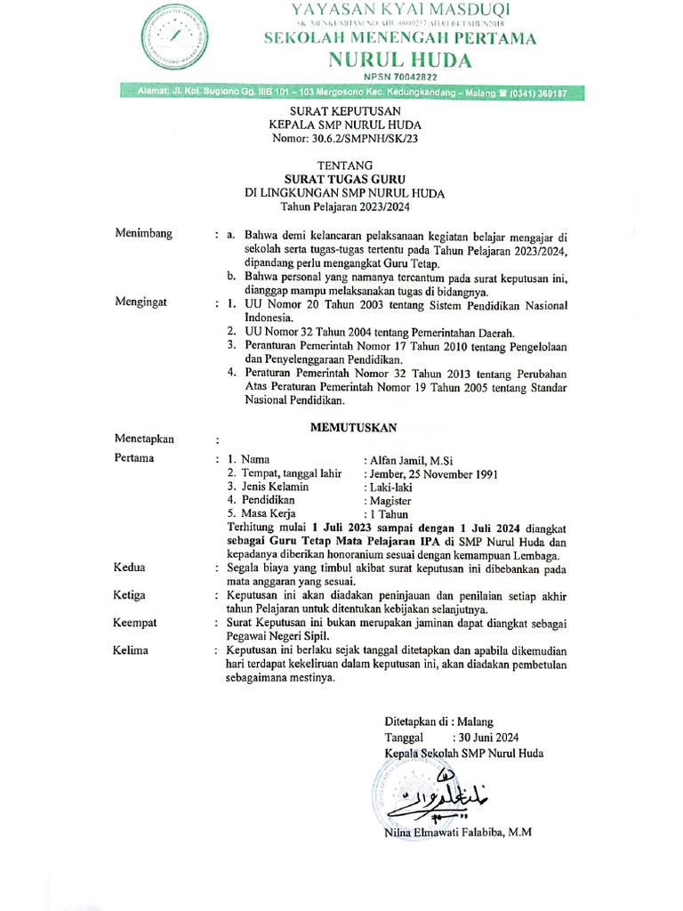 Alfan Jamil M. Si 2023 | PDF