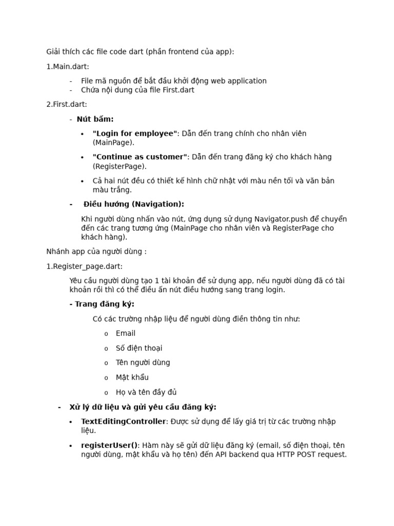 Giải thích các file code dart | PDF