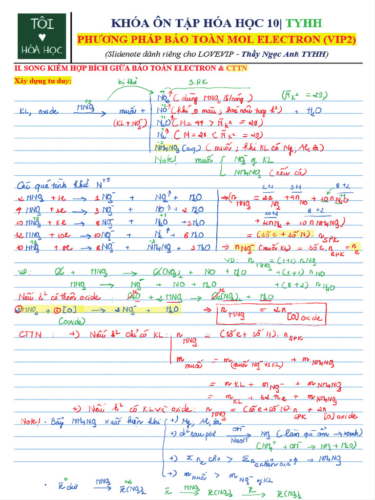 Live 4 Phuong Phap Bao Toan Mol Electron Vip2 | PDF