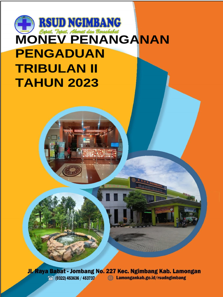 Monev Pengaduan TB II 2023 - RSUD Ngimbang. | PDF