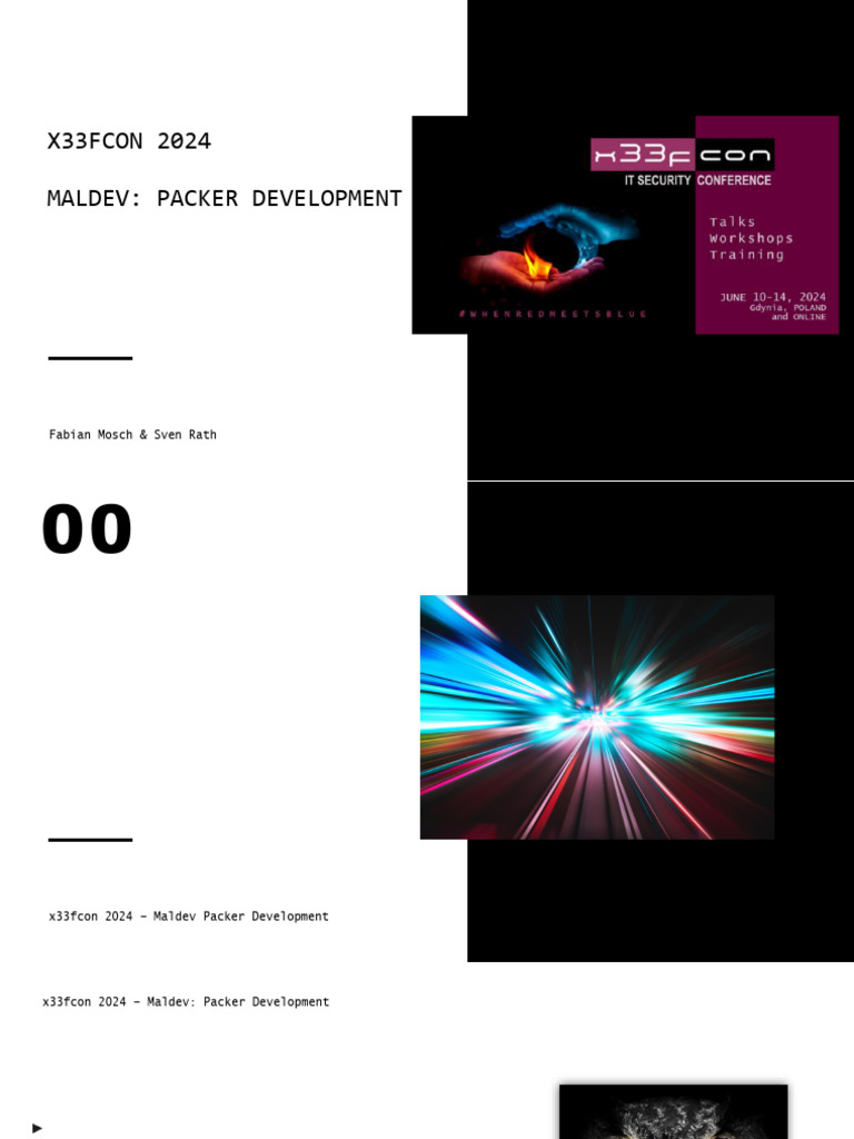 X33FCON 2024: Maldev Packer Workshop | PDF | Malware | Encryption