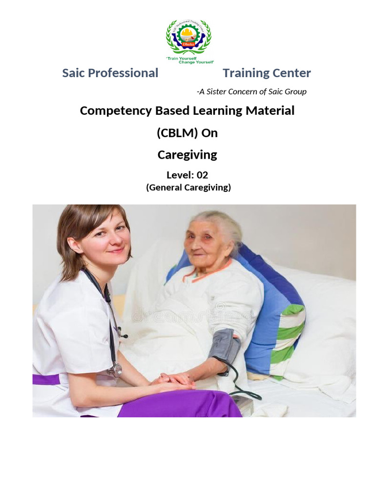 CBLM of Caregiving Level - 2 | PDF | Personal Protective Equipment ...
