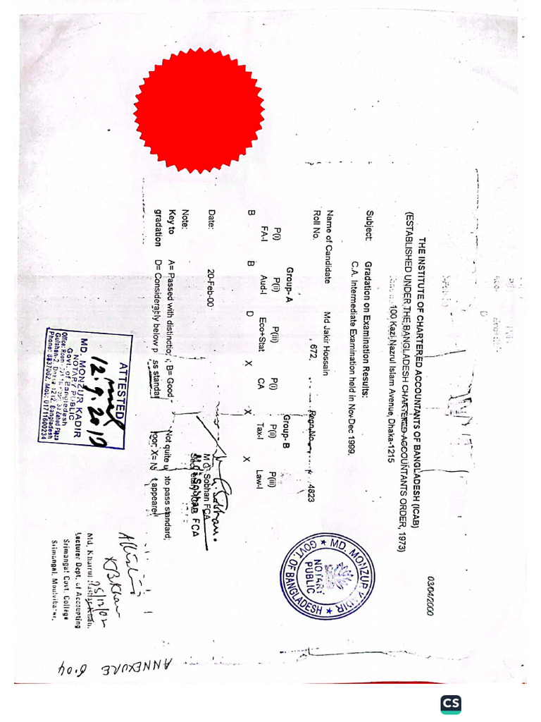 CA 2 Subject Qualitied Certificate | PDF