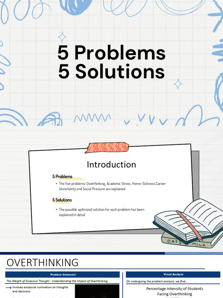 5 Problems 5 Solutions | PDF | Self Esteem | Anxiety