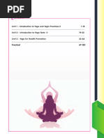 Class XII: UNIT-1 Introduction To Yoga and Yogic Practices - Ii | PDF ...