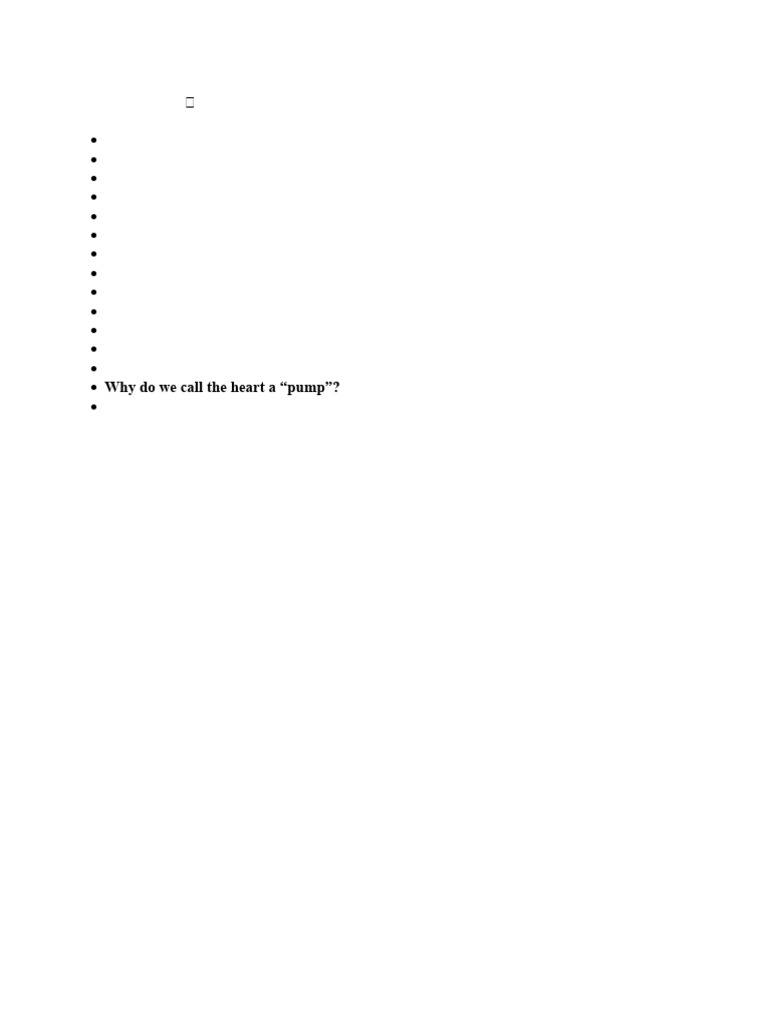 Heart Question | PDF