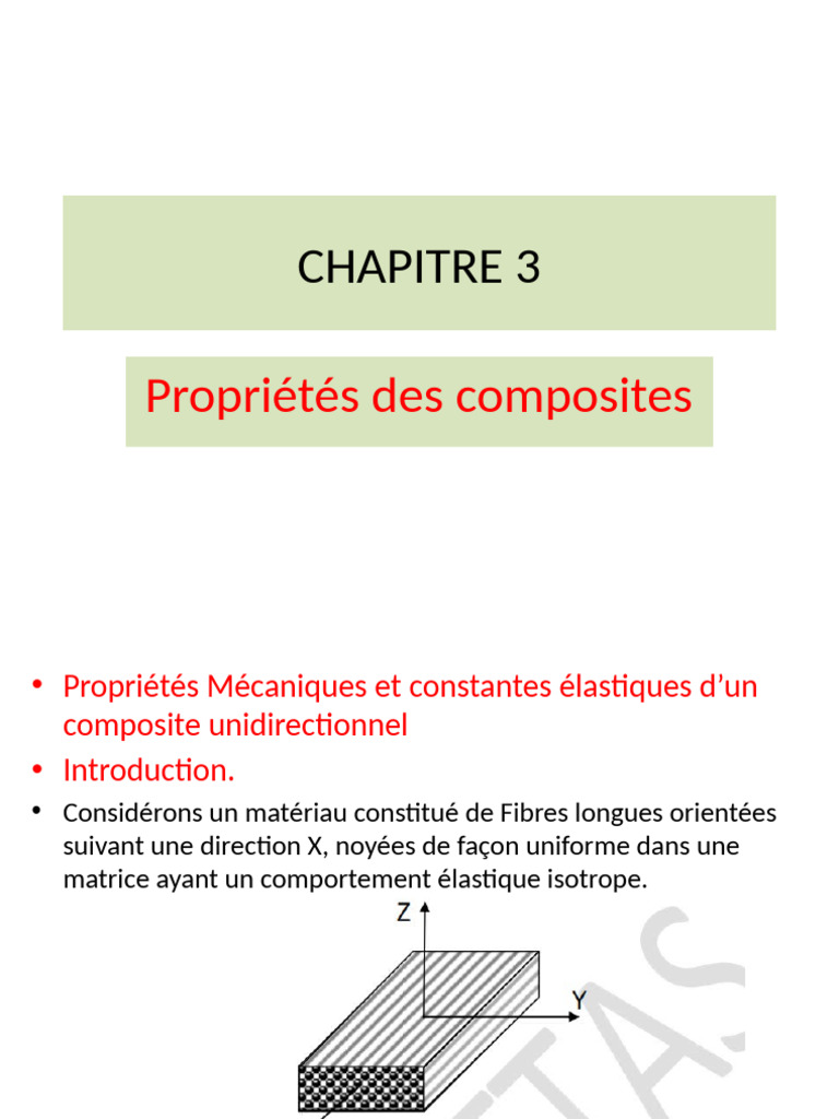 Propriétés des matériaux composites | PDF | Élasticité (Physique ...
