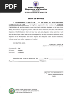 Oath of Office CS Form No. 32 Revised 2025 | PDF