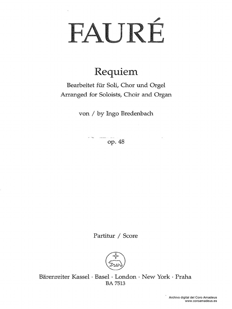 Faure Requiem | PDF