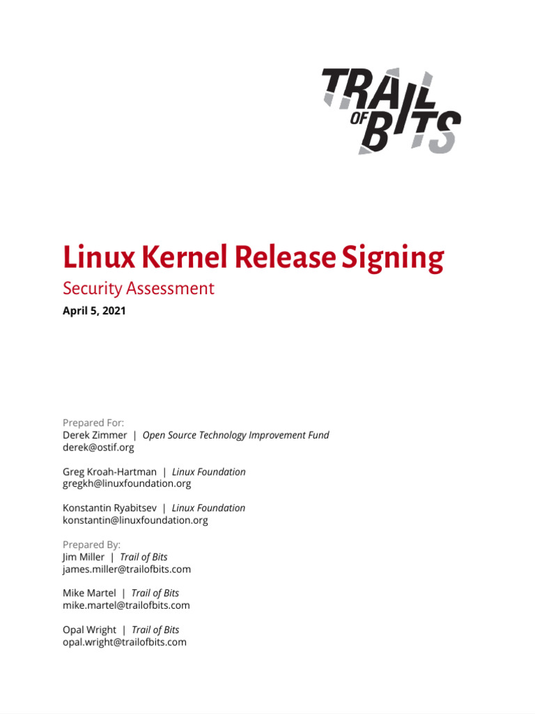 Linux Kernel Security Review | PDF | Software | System Software