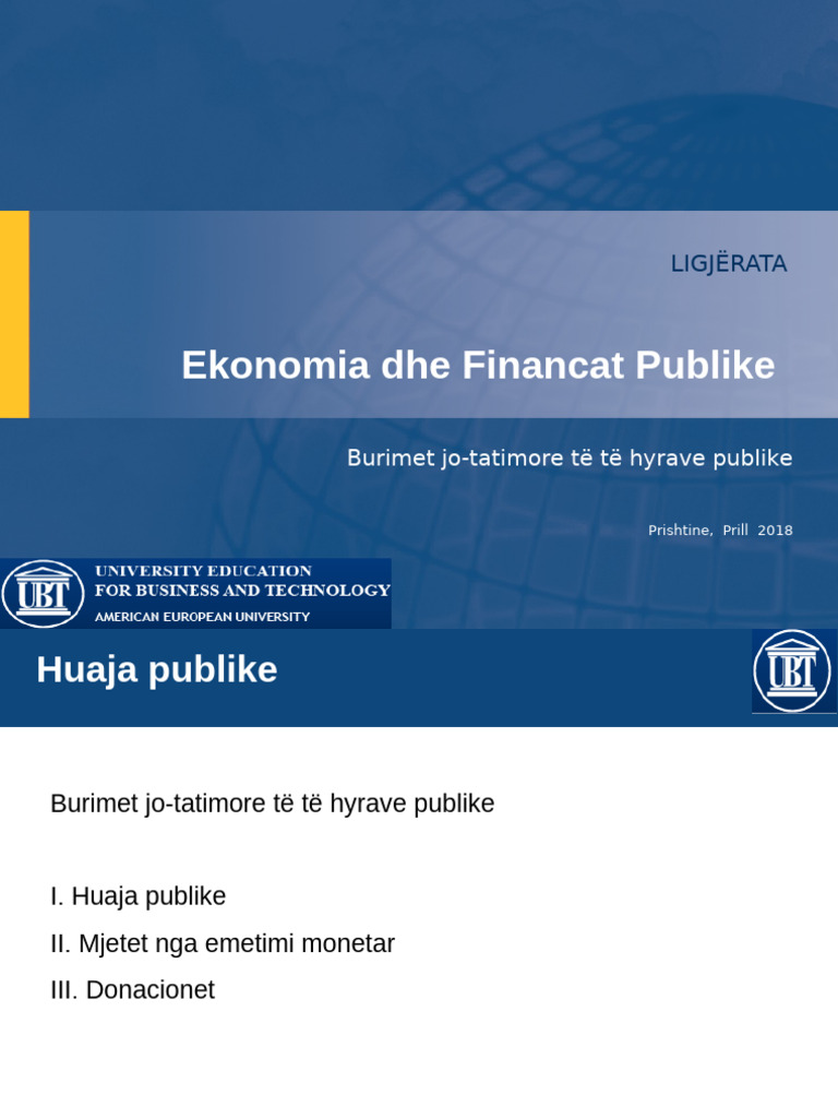 Ligj 6 Burimet Jo-Tatimore Të Të Hyrave Publike | PDF