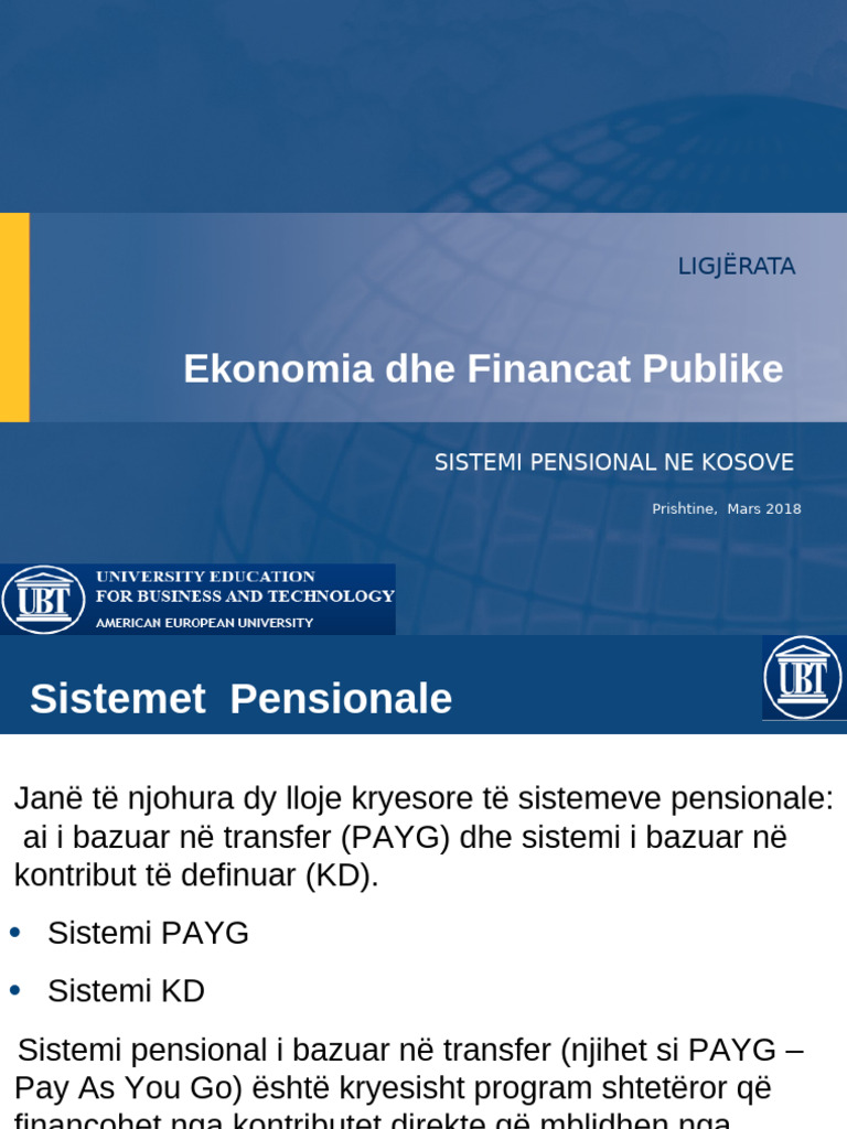 Ligj 9 Sistemi Pensional Ne Kosove | PDF