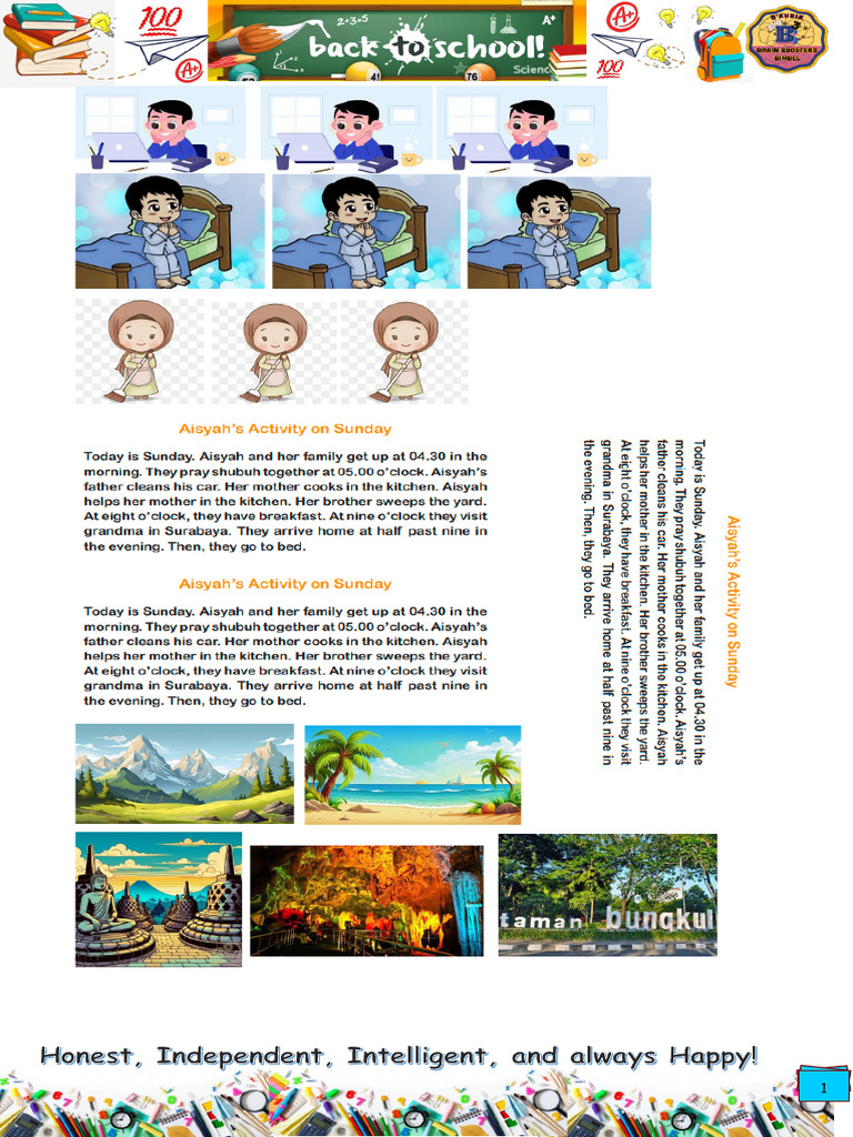 LSAM BING DAILY ACTIVITY | PDF