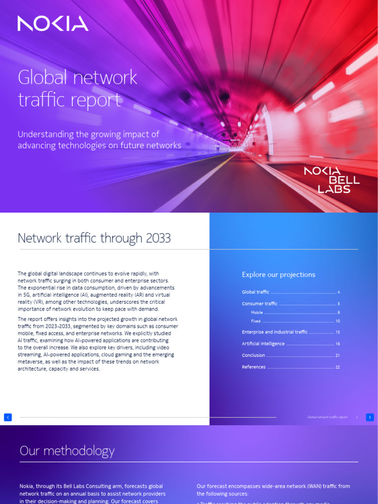 Global Network Traffic Forecast 2023-2033 | PDF | Artificial ...