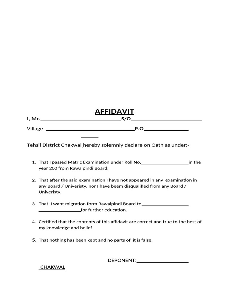 Affidaviti 12 | PDF