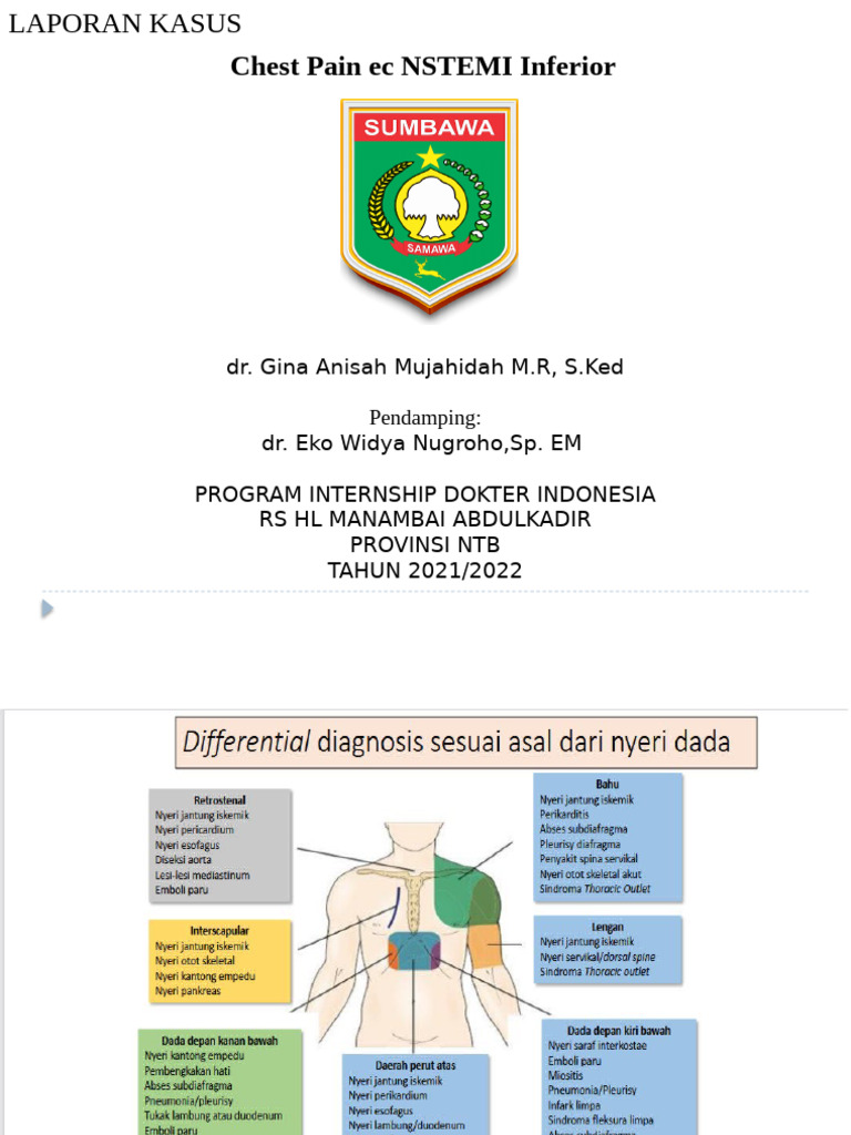 Chest Pain Ec NSTEMI Inferior | PDF
