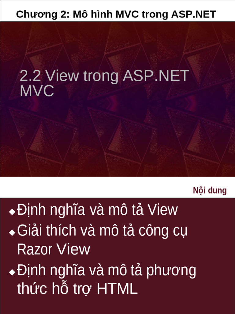 Section 3_2.2 View Trong ASP.net MVC (5 Files Merged) (1) | PDF