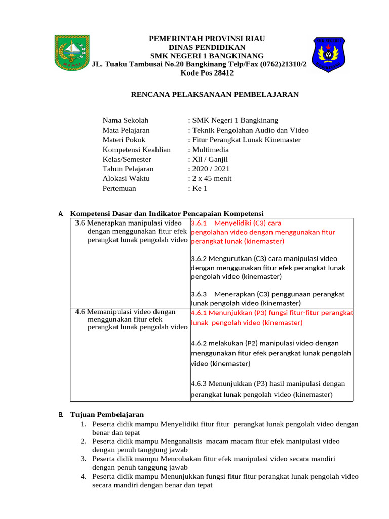 5 Eko Haryadi - RPP Sintak Discovery Learning | PDF