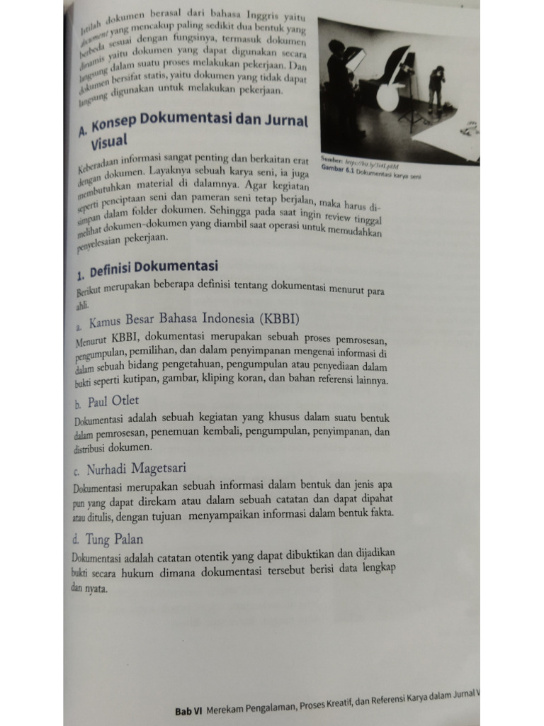 Konsep Dokumentasi Dan Jurnal Visual | PDF