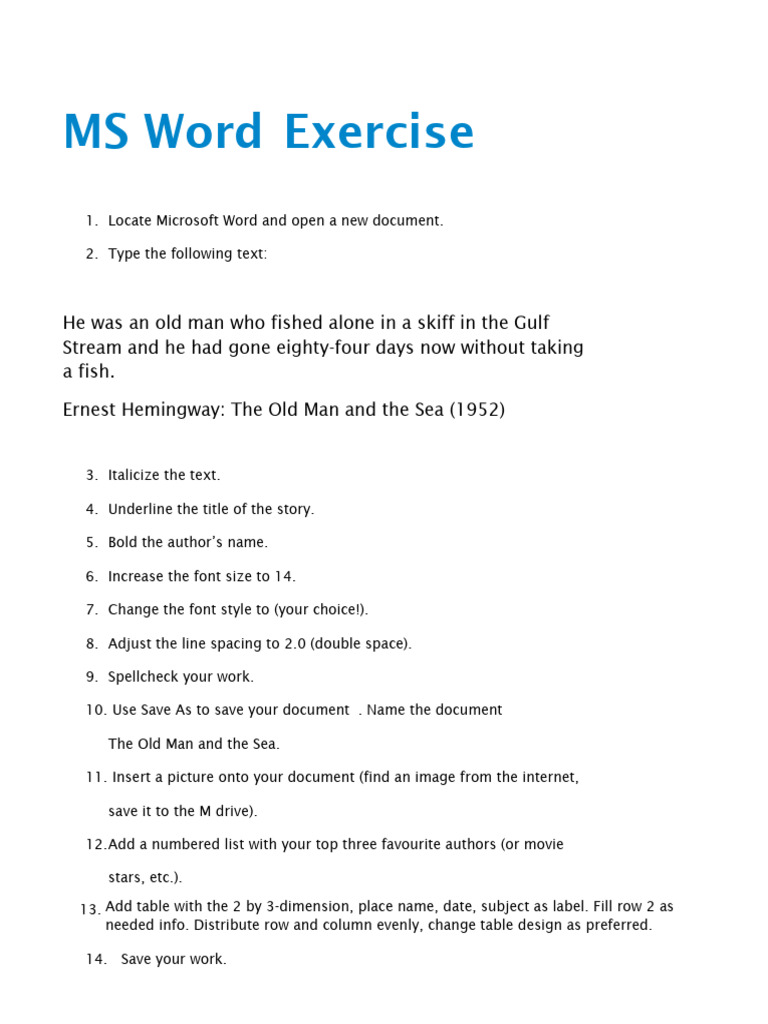 Word - Pretest V 2 | PDF