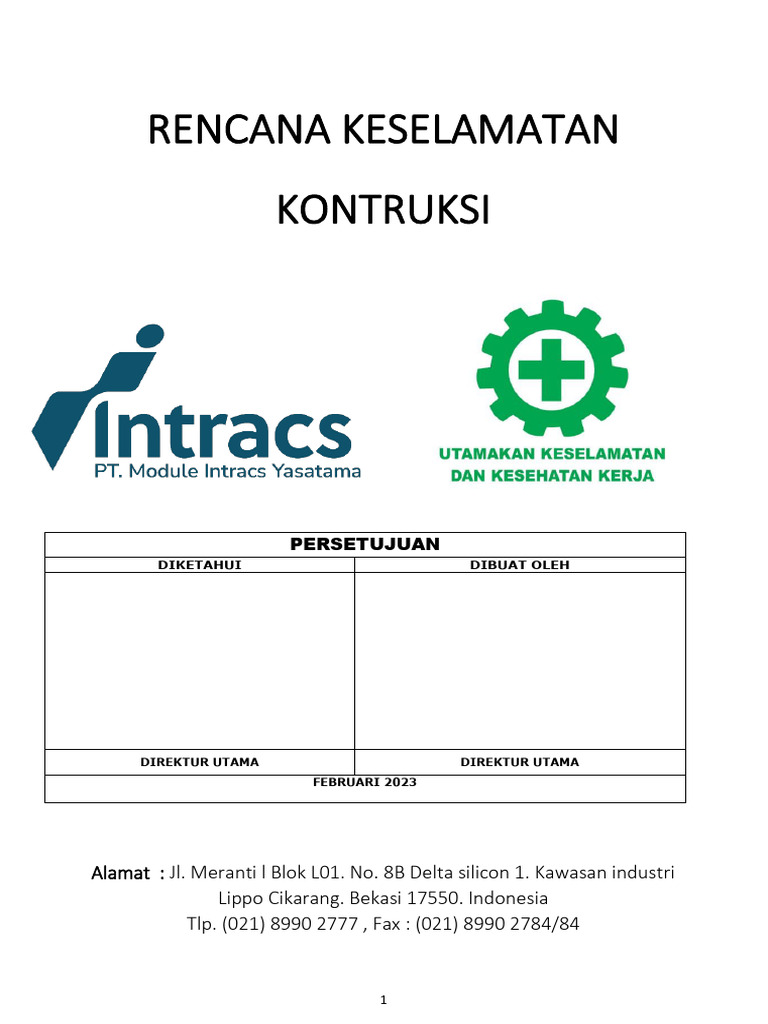 RKK K3 RUAS BOCIMI 2023 PT.MIY | PDF