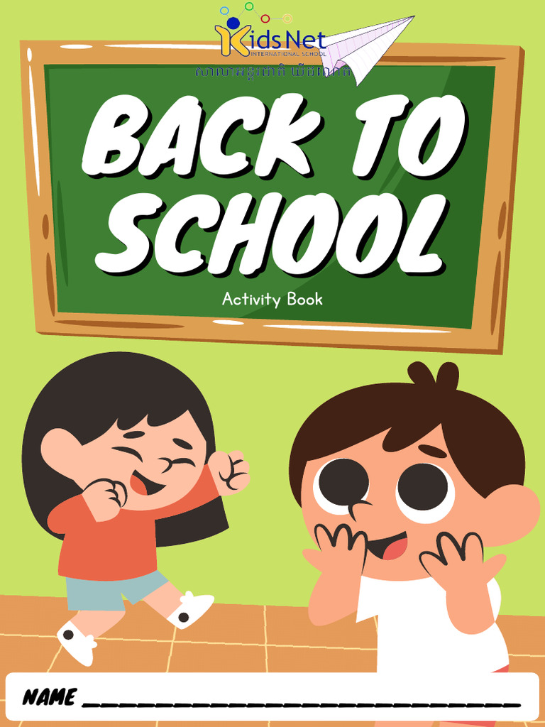 Back To School Activity Book | PDF