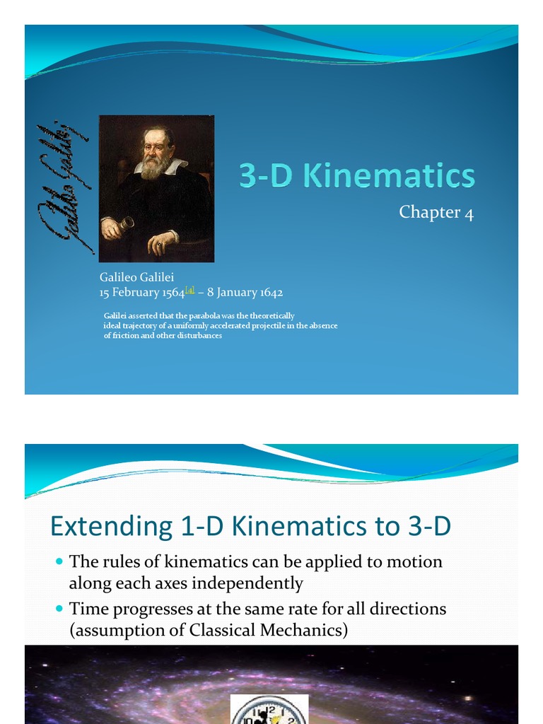 2 D Kinematics | PDF