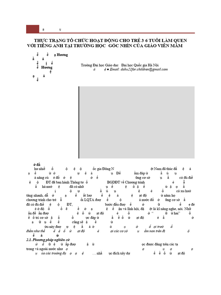thc-trng-t-chc-hot-ng-cho-tr-3-6-tui-lm-quen-vi-ting-anh-ti-trng-hc-gc-nhn-ca-gio-vin-mm-non | PDF